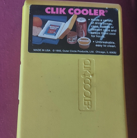Kitchen | Vintage Yellow Clik Cooler Drink And Dessert Cooler | Poshmark